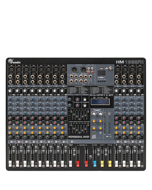 FOMIX HM1222FX 12CH ANALOG MIXER – Better Components Inc
