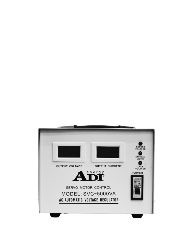 ADI SVC-5000VA/1PHASE SERVO TYPE AVR – Better Components Inc