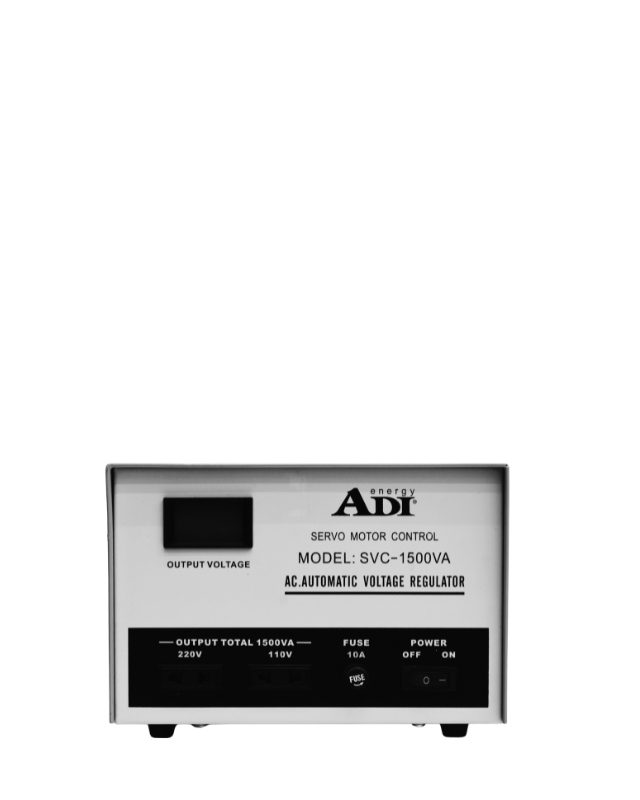 ADI SVC-1500VA/1PHASE SERVO TYPE AVR – Better Components Inc